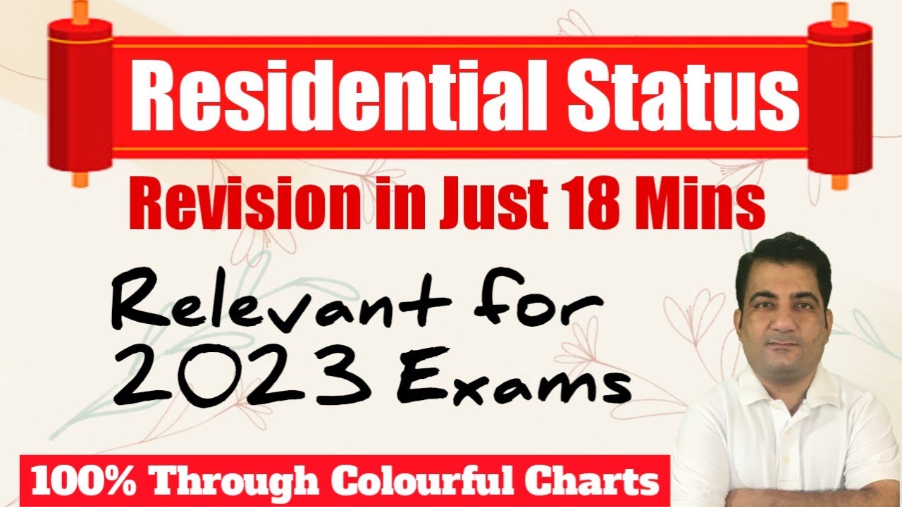 Residential Status Income Tax Revision ! Income Tax Revision Through ...