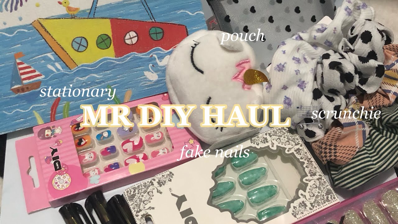 MR DIY HAUL 🛒 stationary & random thing haul - YouTube