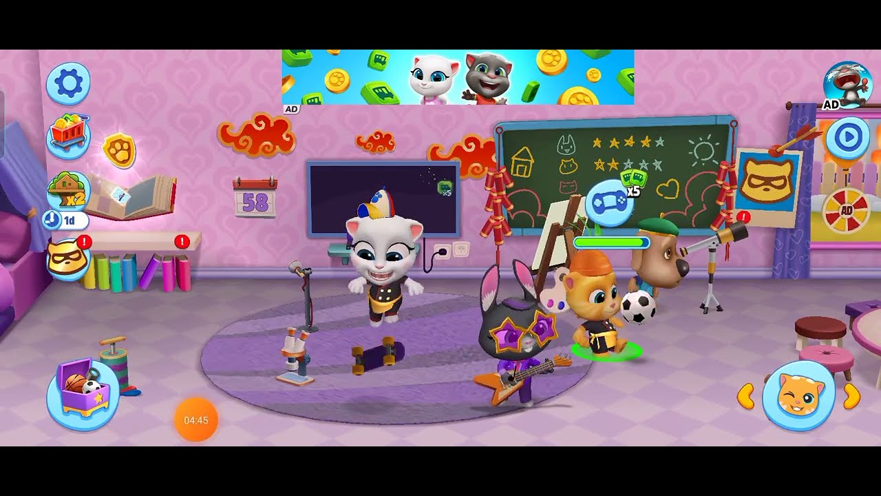 My Talking Tom food Moment ️ ️ Tolking Tom. বিড়ালের খাওয়া 🙄 ...