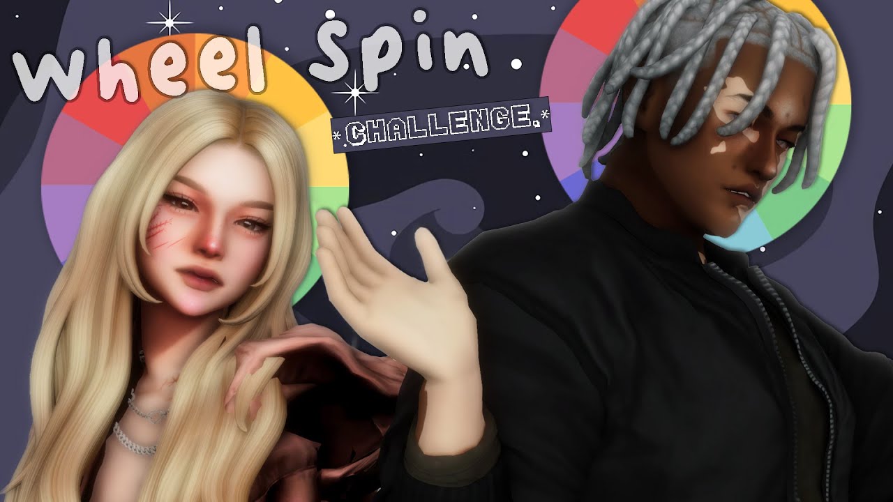 random wheel creates my sims 🎨 | the sims 4 cas challenge - YouTube