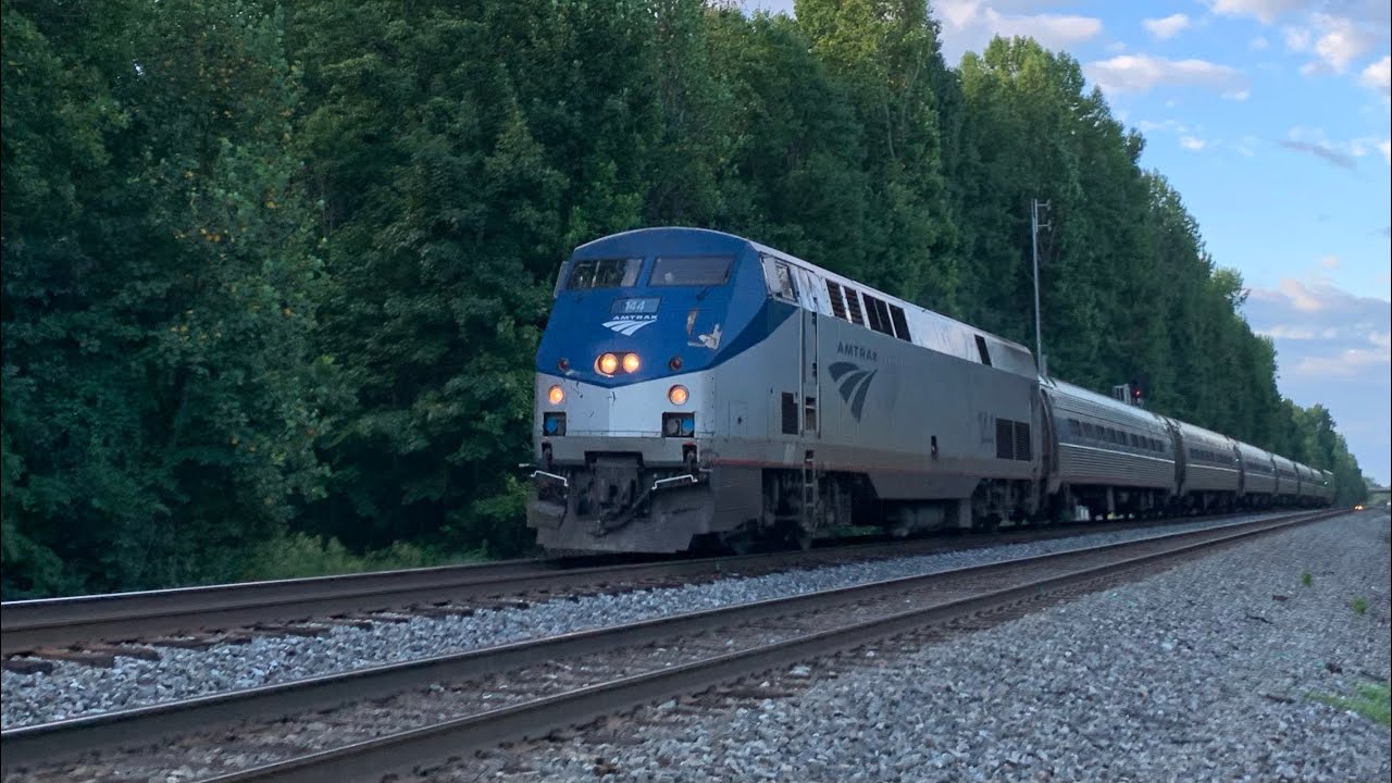 Railroad Micro-vid: Railfanning Amtrak in Spencer NC (Ft. Amtrak 184 ...