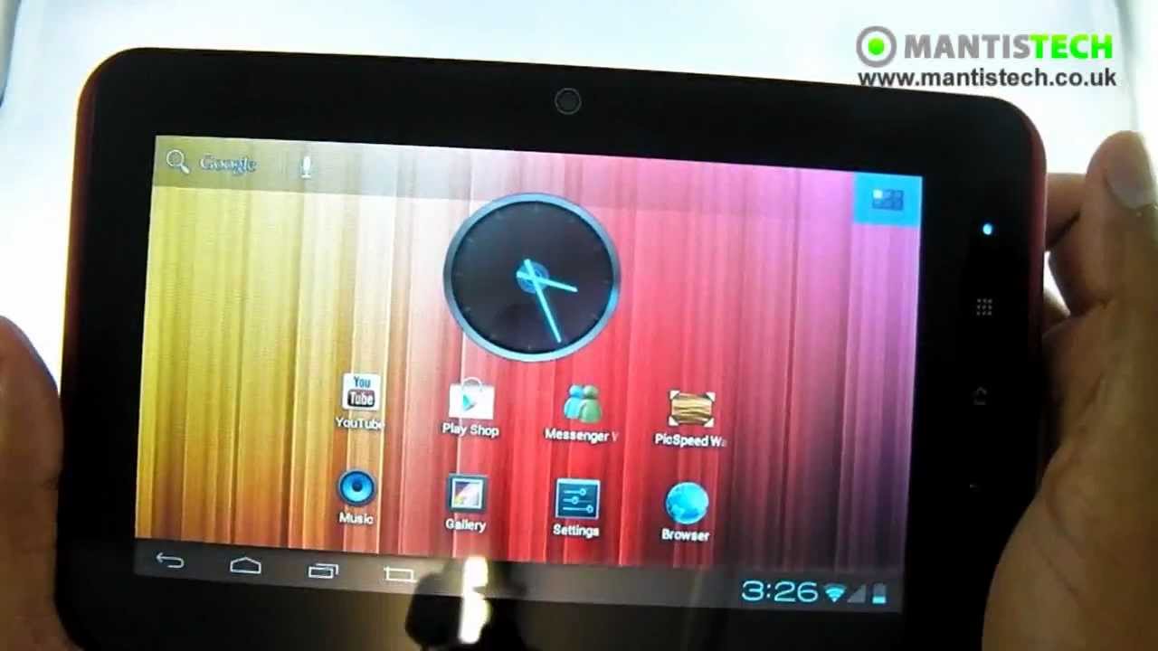 Zenithink C71 Android 4 ICS Tablet UPAD APAD PC Review - YouTube