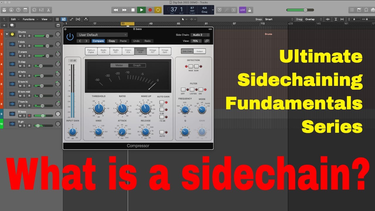 Ultimate Sidechaining Fundamentals (1/3) What is a sidechain? - YouTube