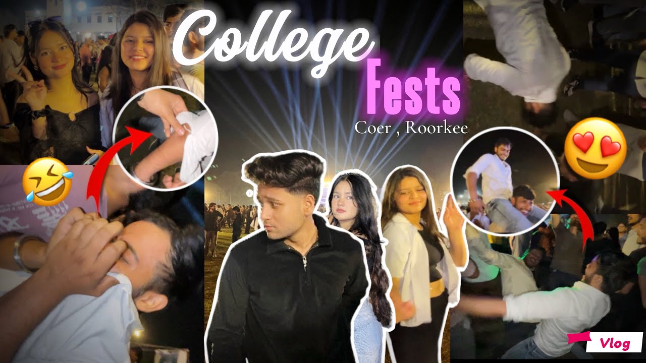 College Fest Madness 🔥 Non-Stop Dance & Fun Moments! #vlog - YouTube