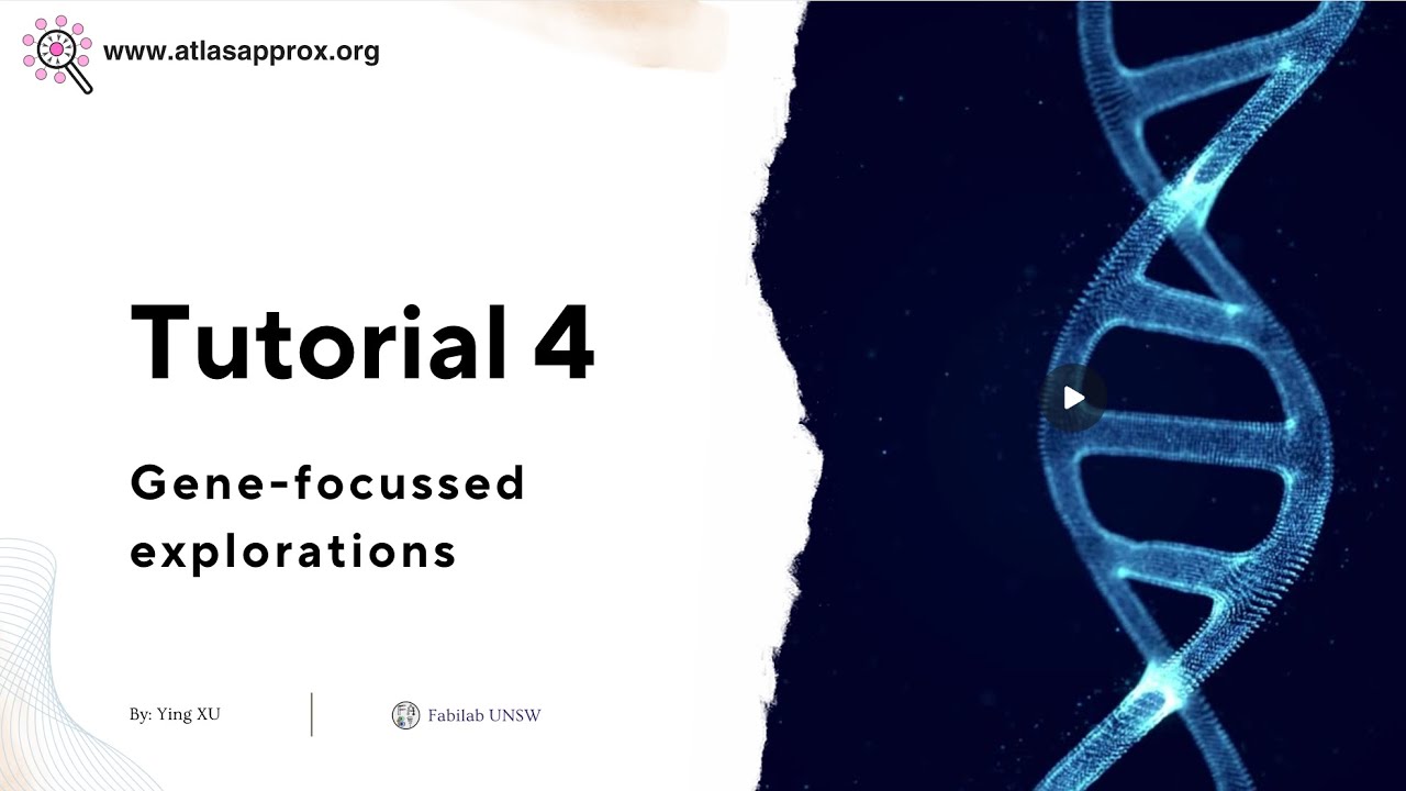 Tutorial 4: Gene-focussed explorations - YouTube