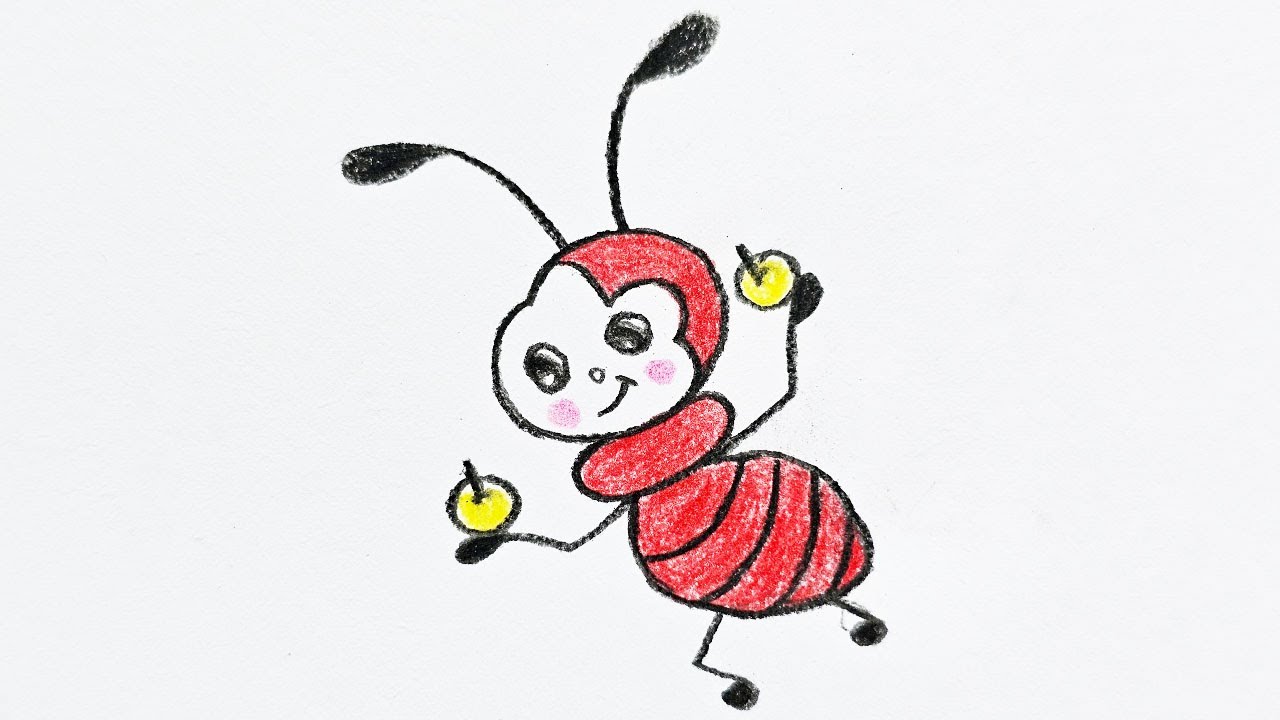 🐜 How to Draw a Red Ant Easily | Quick & Fun Step-by-Step Tutorial for Kids! - YouTube