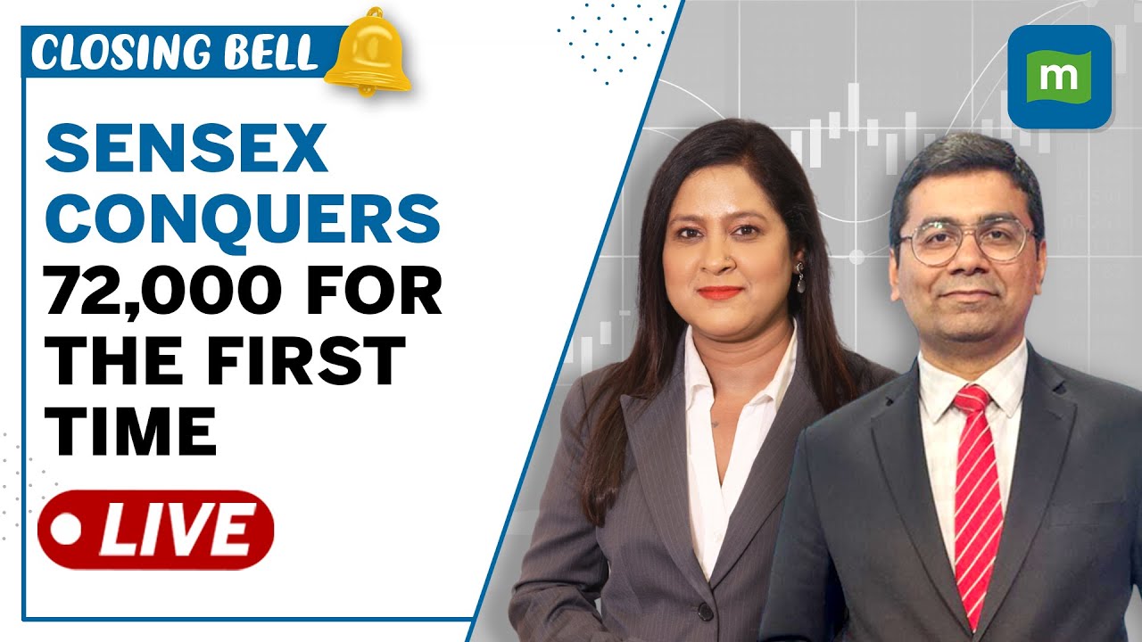 Live: Sensex Climbs Mount 72k, Nifty Tops 21,650 | UltraTech, Protean ...