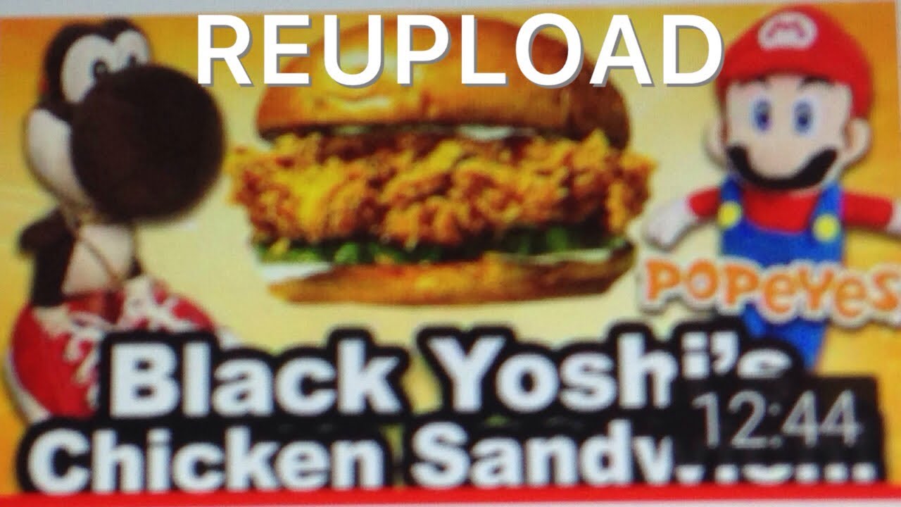 SML Movie : reupload Black Yoshi's Chicken Sandwich! - YouTube