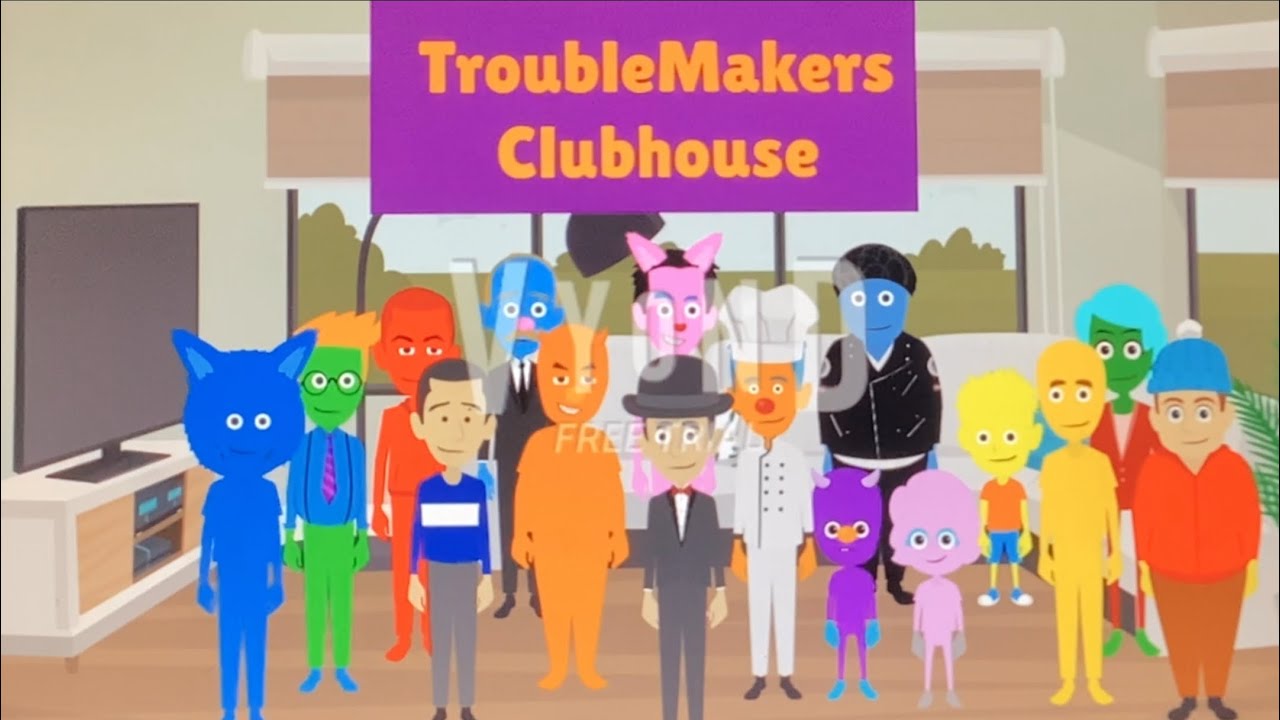 The TroubleMakers Clubhouse Theme Song A Vyond Video - YouTube