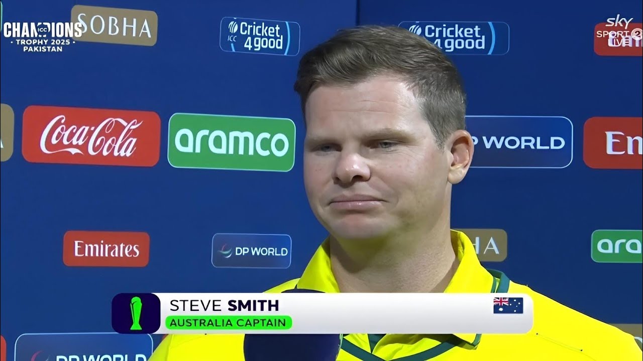 Steven Smith Post Match Interview | Australia vs England | Champion Trophy 2025 - YouTube