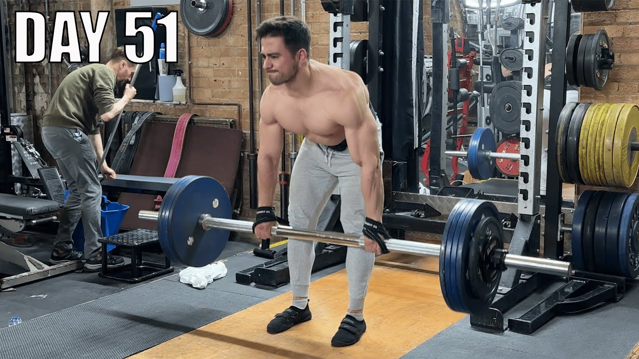 Natural Lean Bulk Day 51 - Pull (2) - YouTube