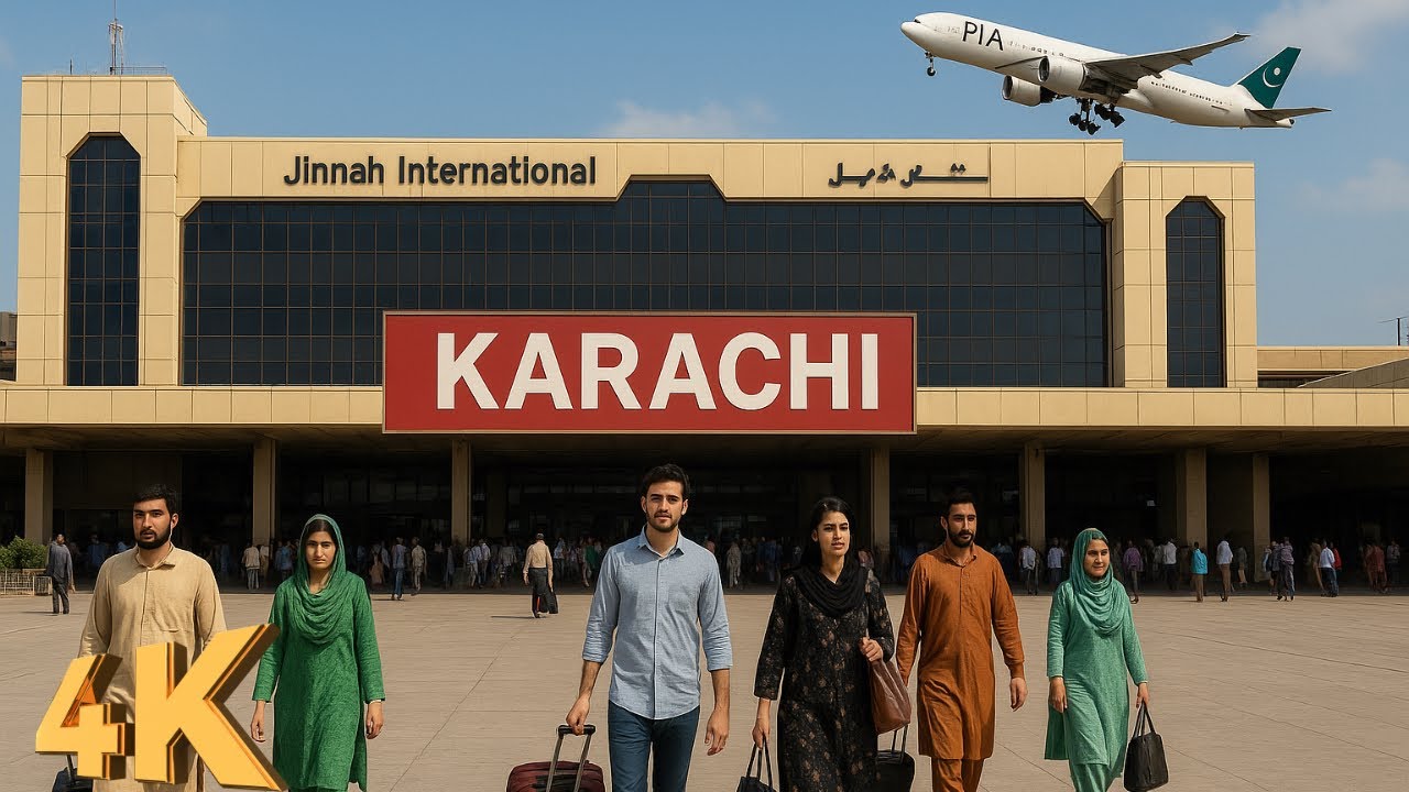 Karachi Airport🇵🇰|| Jinnah International Airport || 4K drive - YouTube