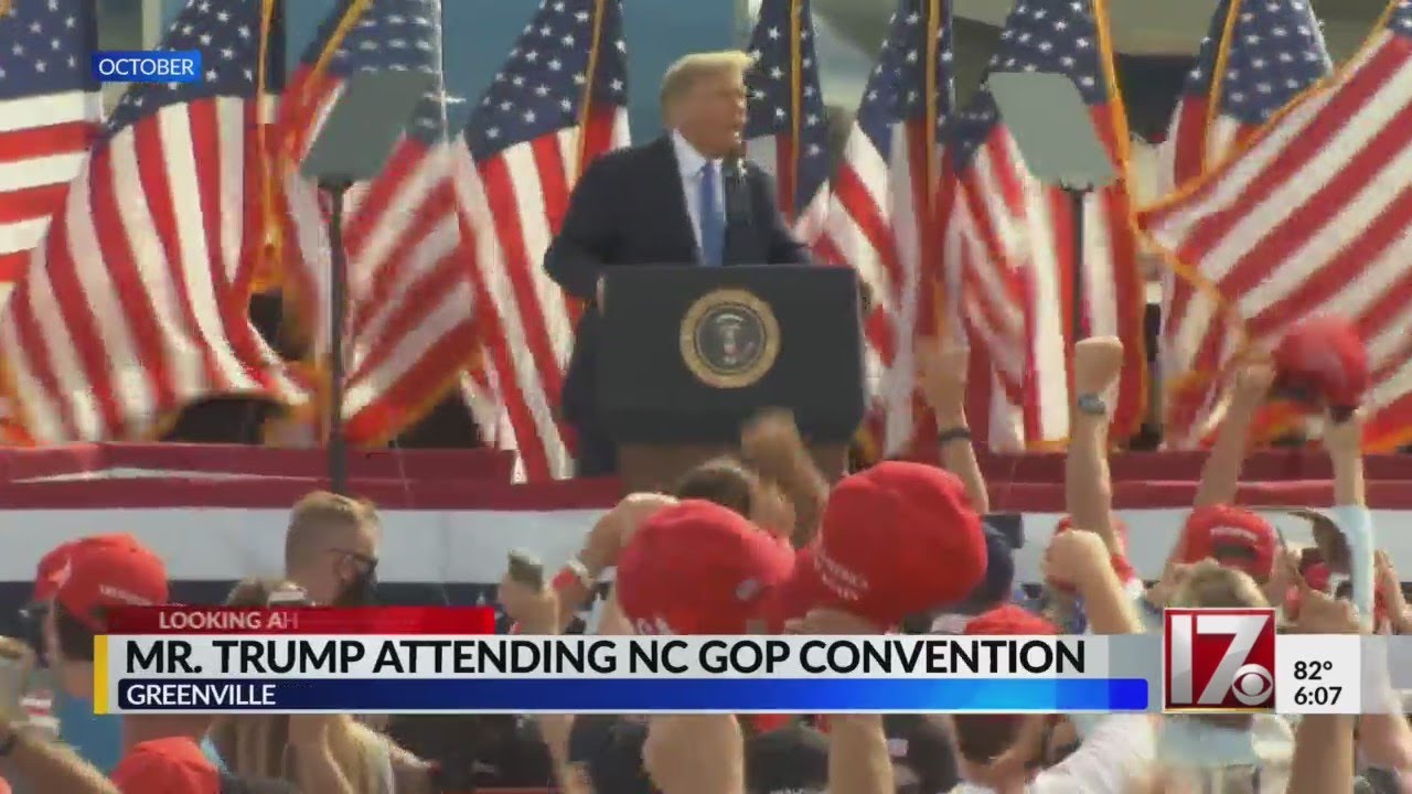 Former President Trump attending NC GOP convention in Greenville ...