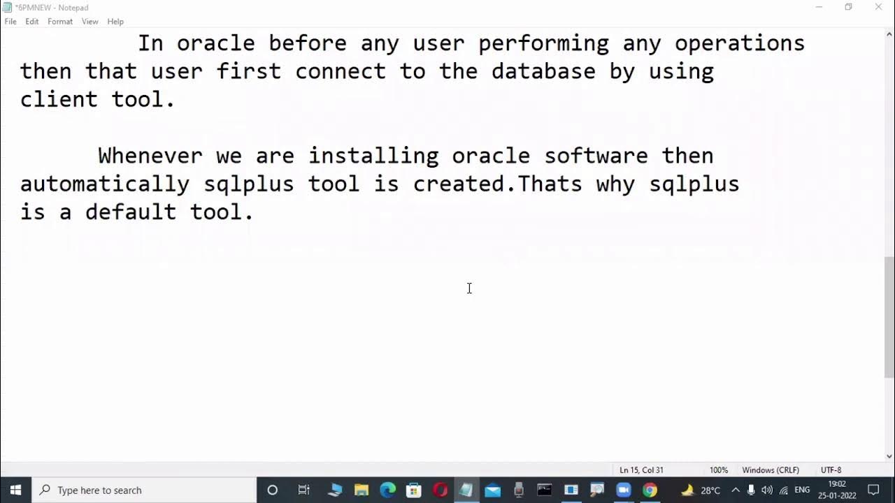ORACLE 19c tutorials by Mr. Murali Sir - YouTube