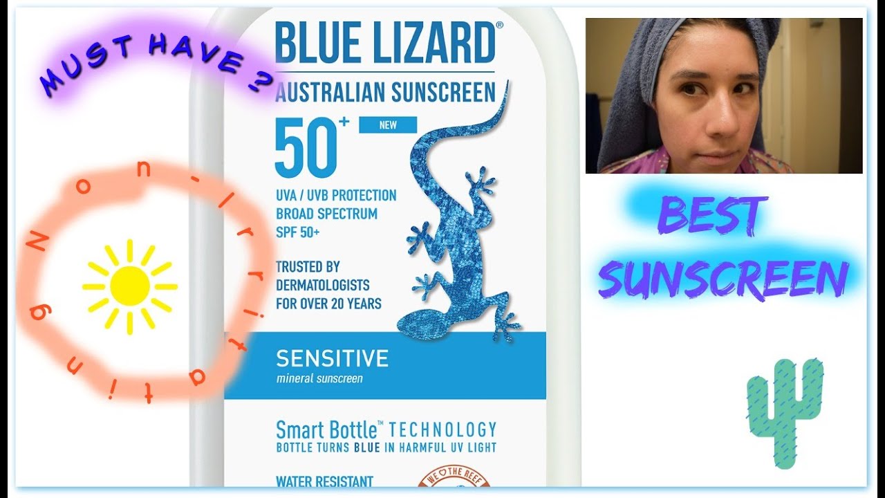 Blue Lizard Sensitive Australian Sunscreen SPF 50 (Review + Demo) # ...