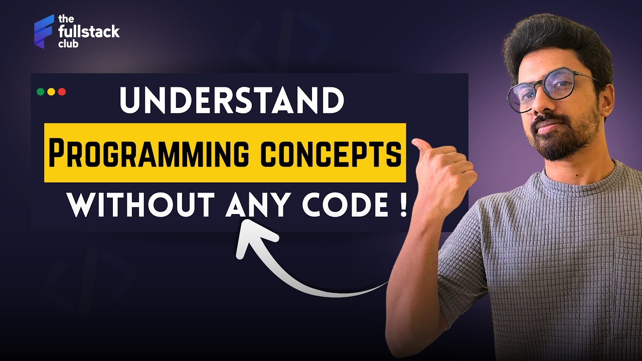 Learn Programming without any Code | Tamil | The Fullstack Club - YouTube