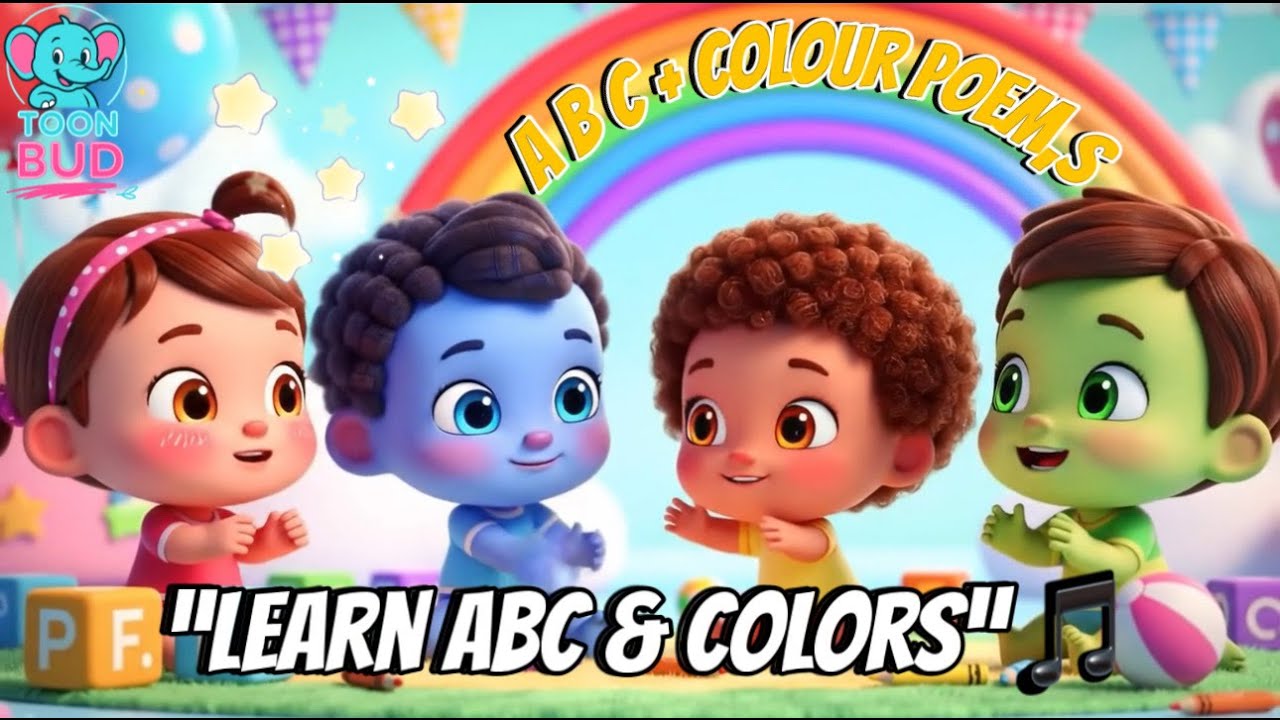“ABC Song + Colors Song | Fun Nursery Rhymes for Kids | Learn Alphabets ...