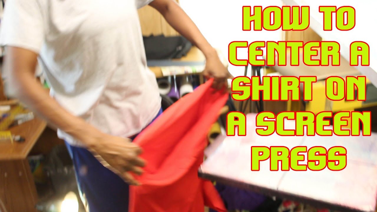 How To Load A T Shirt Onto A Screen Printing Press TshirtChick YouTube how-to-load-a-t-shirt-onto-a-screen-printing-press-tshirtchick-youtube