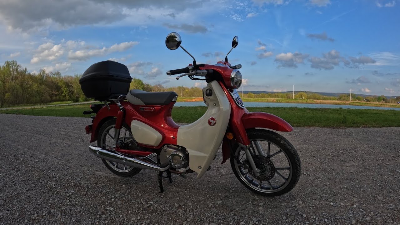 Honda Super Cub off-road! Well, gravel 😅 - YouTube