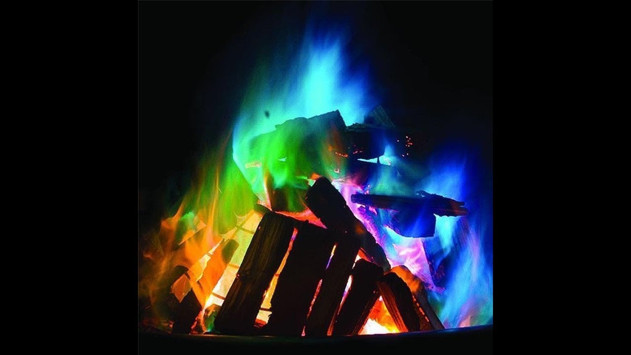 COLORFUL FIRE (PYRO FIRE) - YouTube