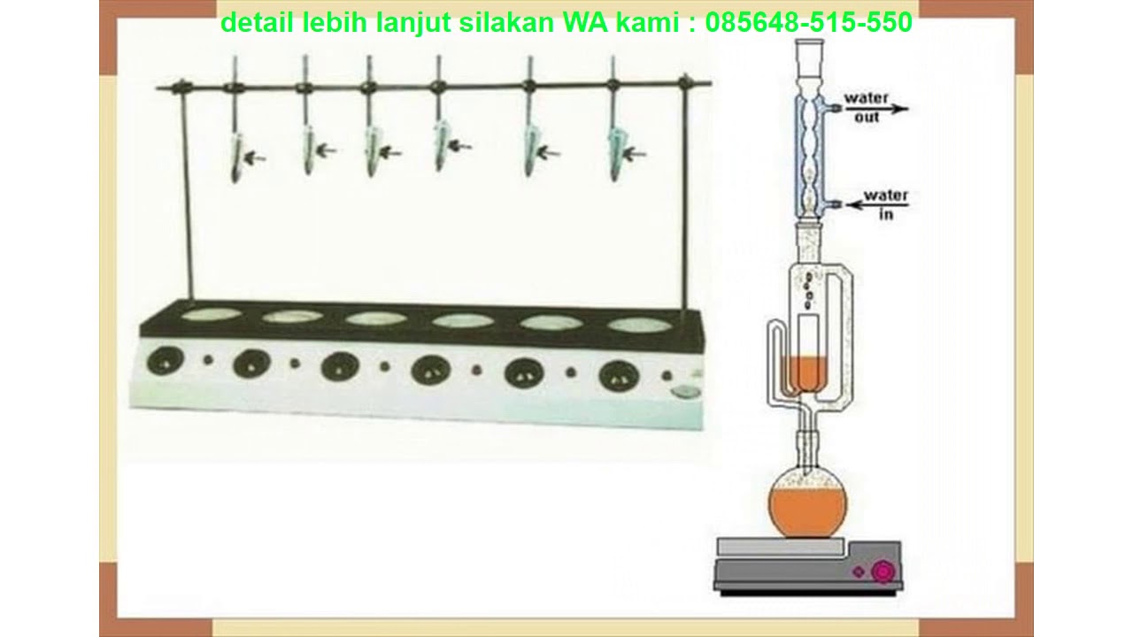 Jual Alat laboratorium Heating mantle 6 tungku 6 x 250 ml di - YouTube