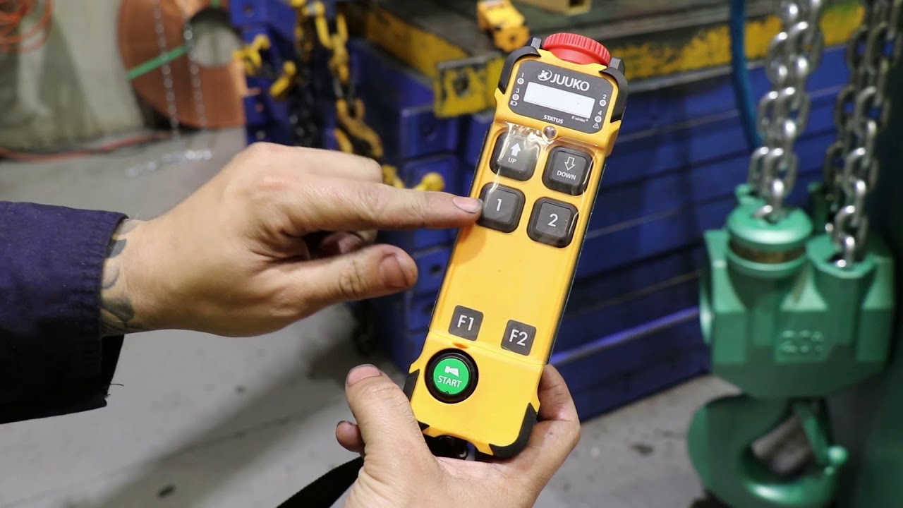 Intuitive Precision Wireless Control Multiple Hoists - Innovative ...