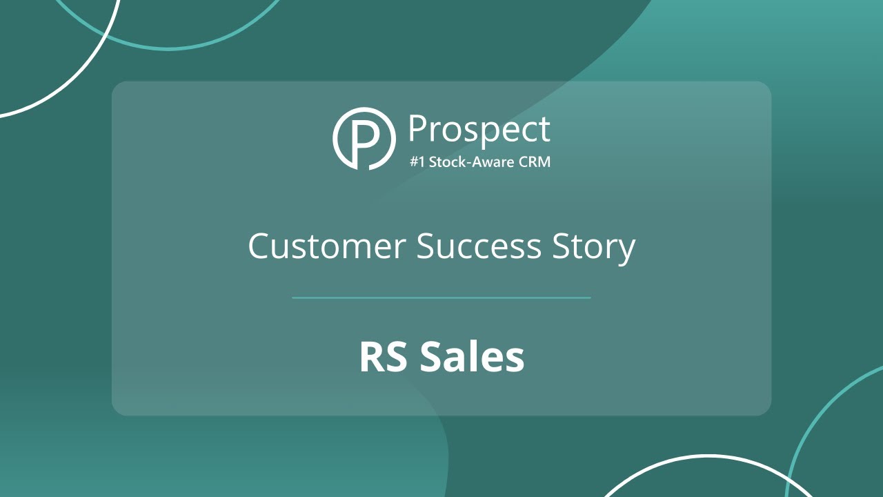 💬 Customer Success Story: RS Sales - YouTube