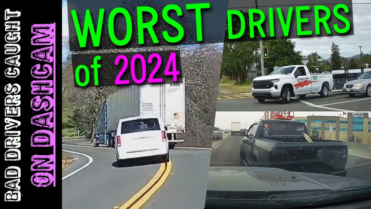 WORST DRIVERS of 2024 Compilation [STUPID PEOPLE, Close Calls & Crazy ...
