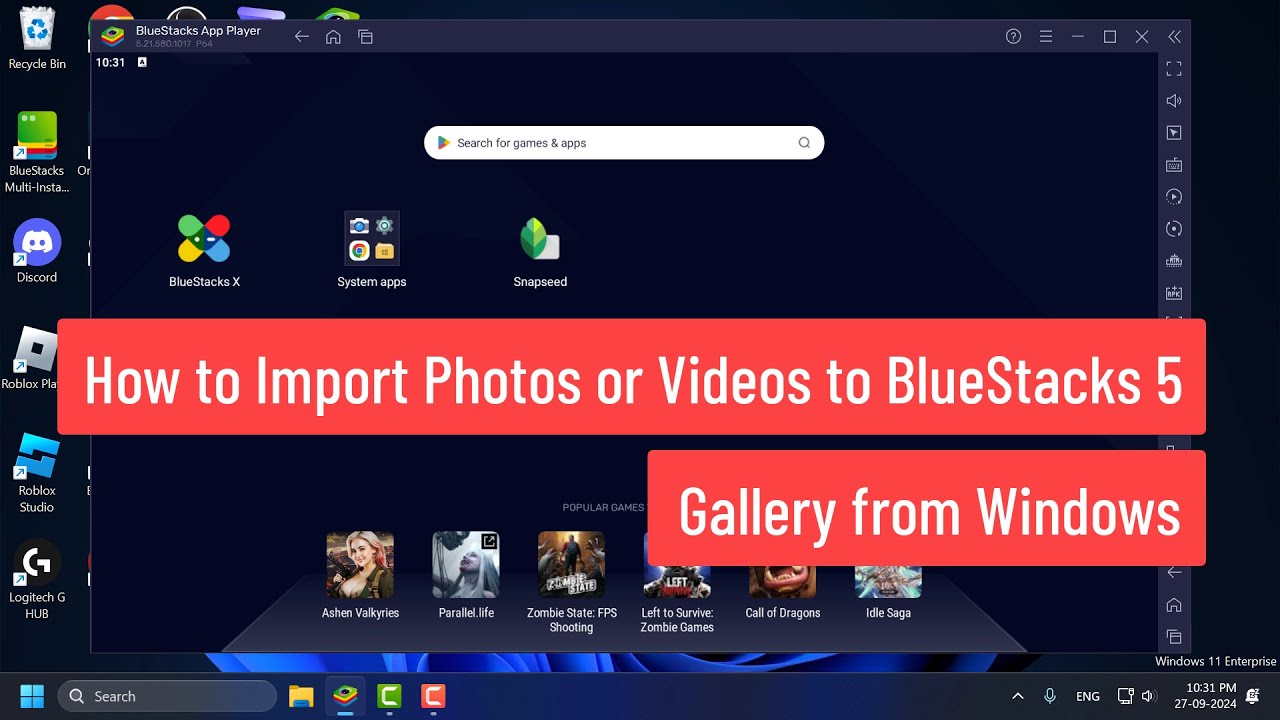 How to Import Photos or Videos to BlueStacks 5 Gallery from Windows ...