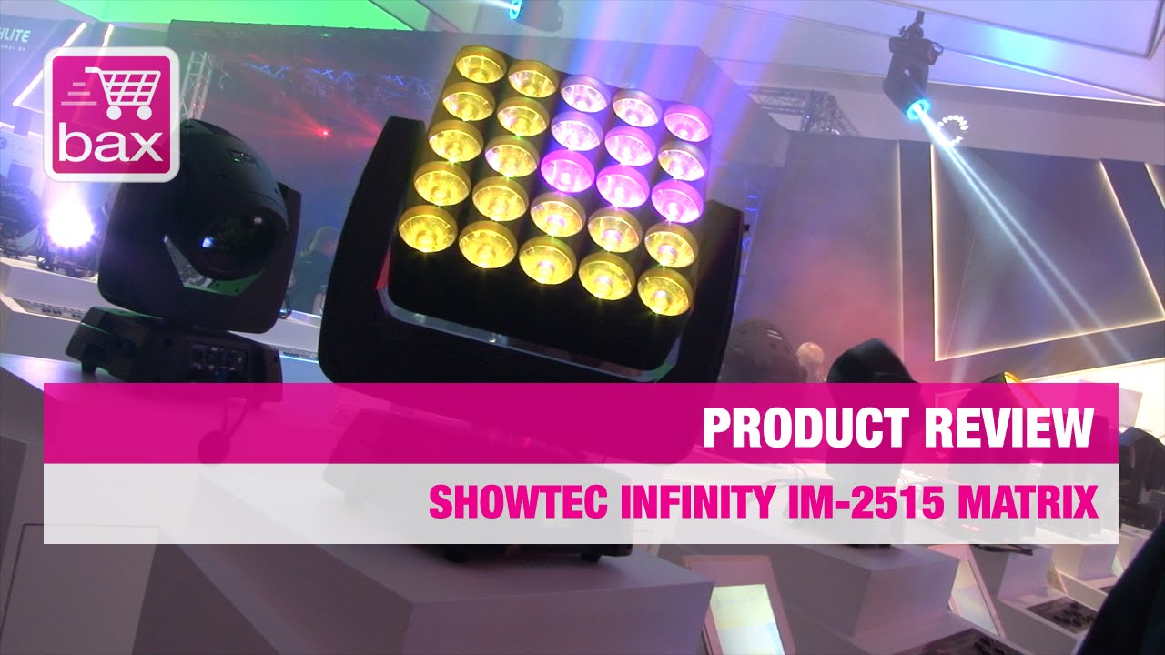 Musikmesse 2015 - Showtec Infinity iM-2515 Matrix - YouTube