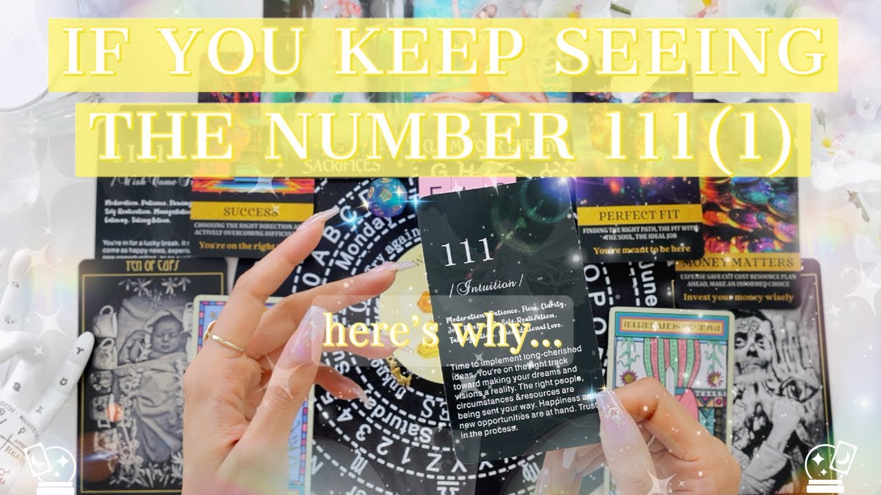 if you keep seeing 111 everywhere... here's why. 🧝‍♀️Tarot & Numerology ...