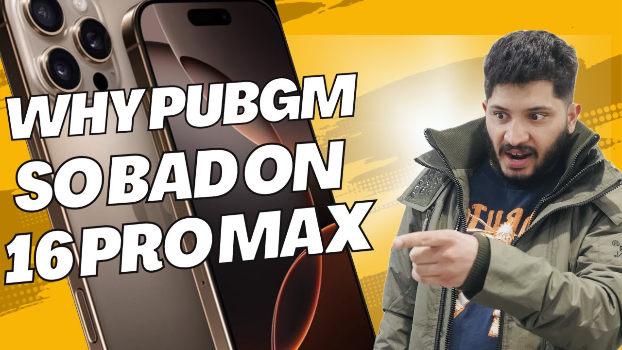 Why PUBGM/BGMI is BAD on IPHONE 16 PRO MAX | ALLIED AK | - YouTube