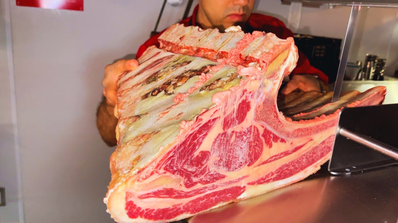 100% PREMIUM Koroge Washu Wagyu MONSTER Bone-in RIBEYE STEAK! - YouTube