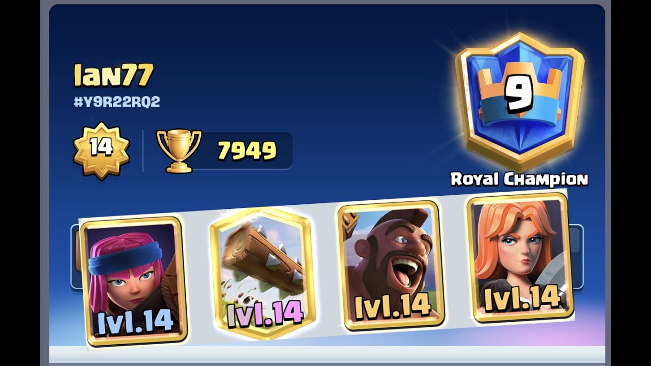 Ian77 hog Earthquake Firecracker best deck clash royale - YouTube