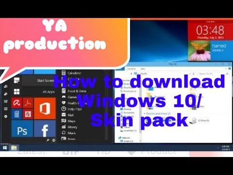How to download windows 10 skin pack? 🤔 - YouTube