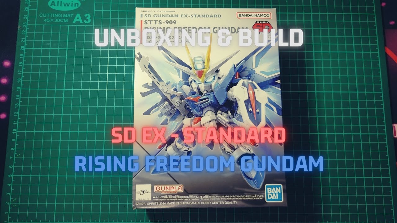 Unboxing & Overview SD Gundam EX - Standard (SDEX) Rising Freedom ...