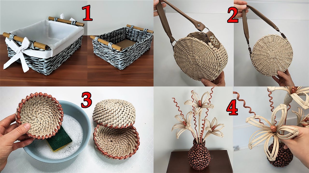 Transform Old Newspapers Into Stunning Crafts - 4 Newspaper Recycling ...