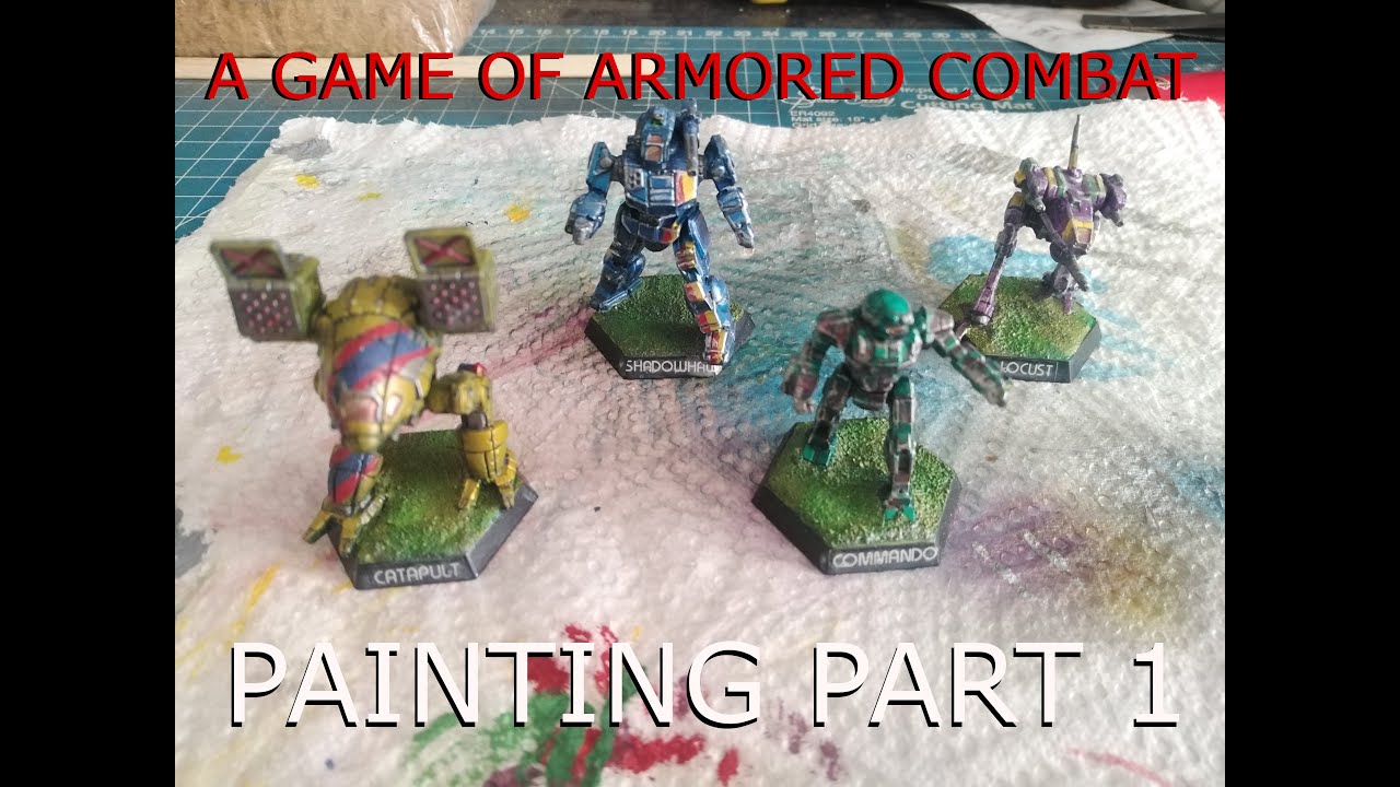 Painting A Game of Armored Combat part 1 - YouTube