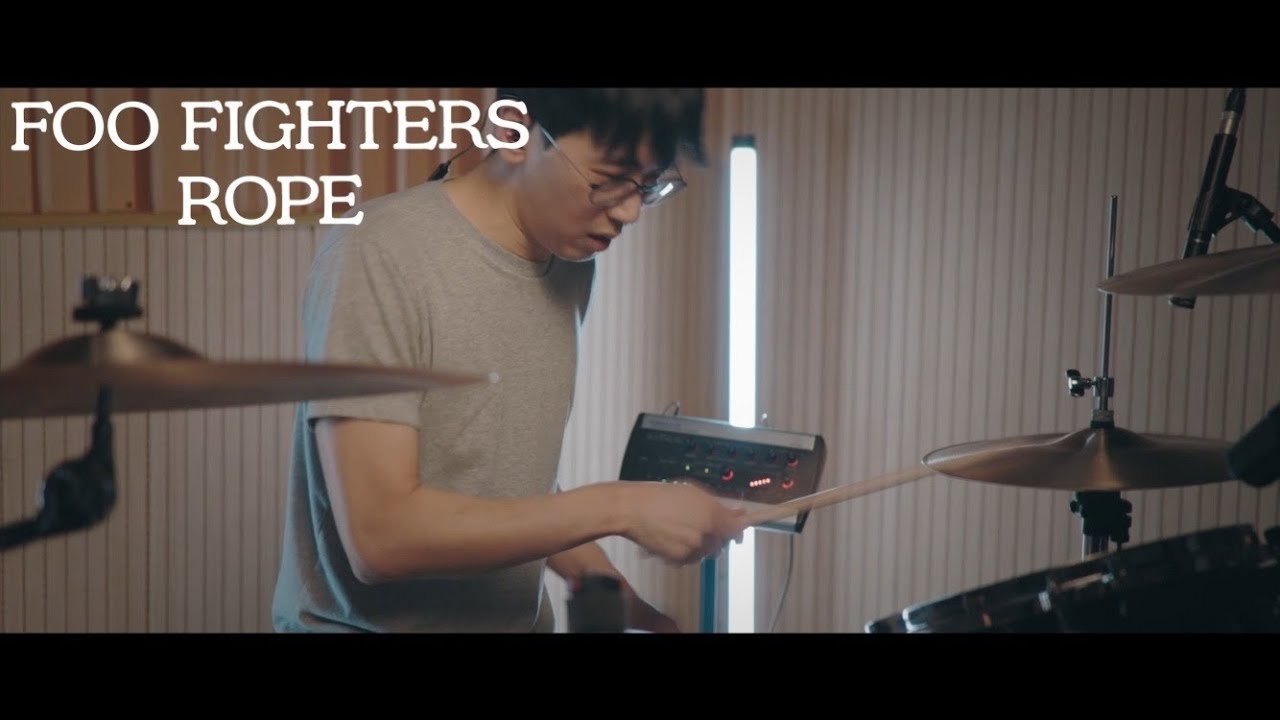 Foo Fighters - Rope Drum Cover | Drummer_bobo - YouTube