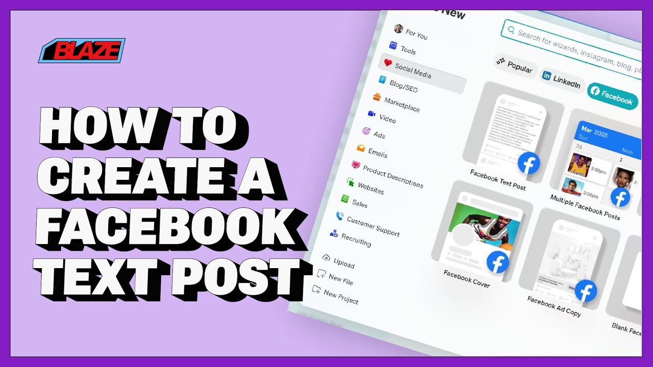 How to Create a Facebook Text Post - YouTube