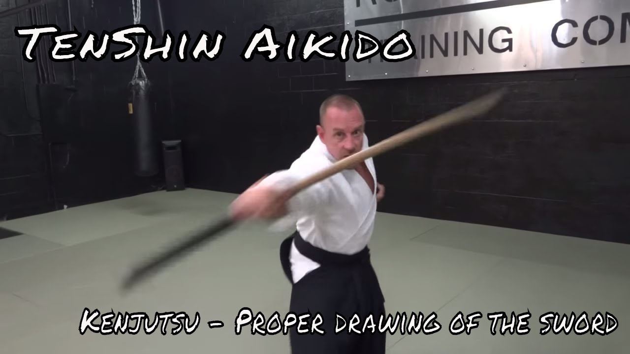 How to do AIKIDO - Kenjutsu, proper drawing of the katana # ...