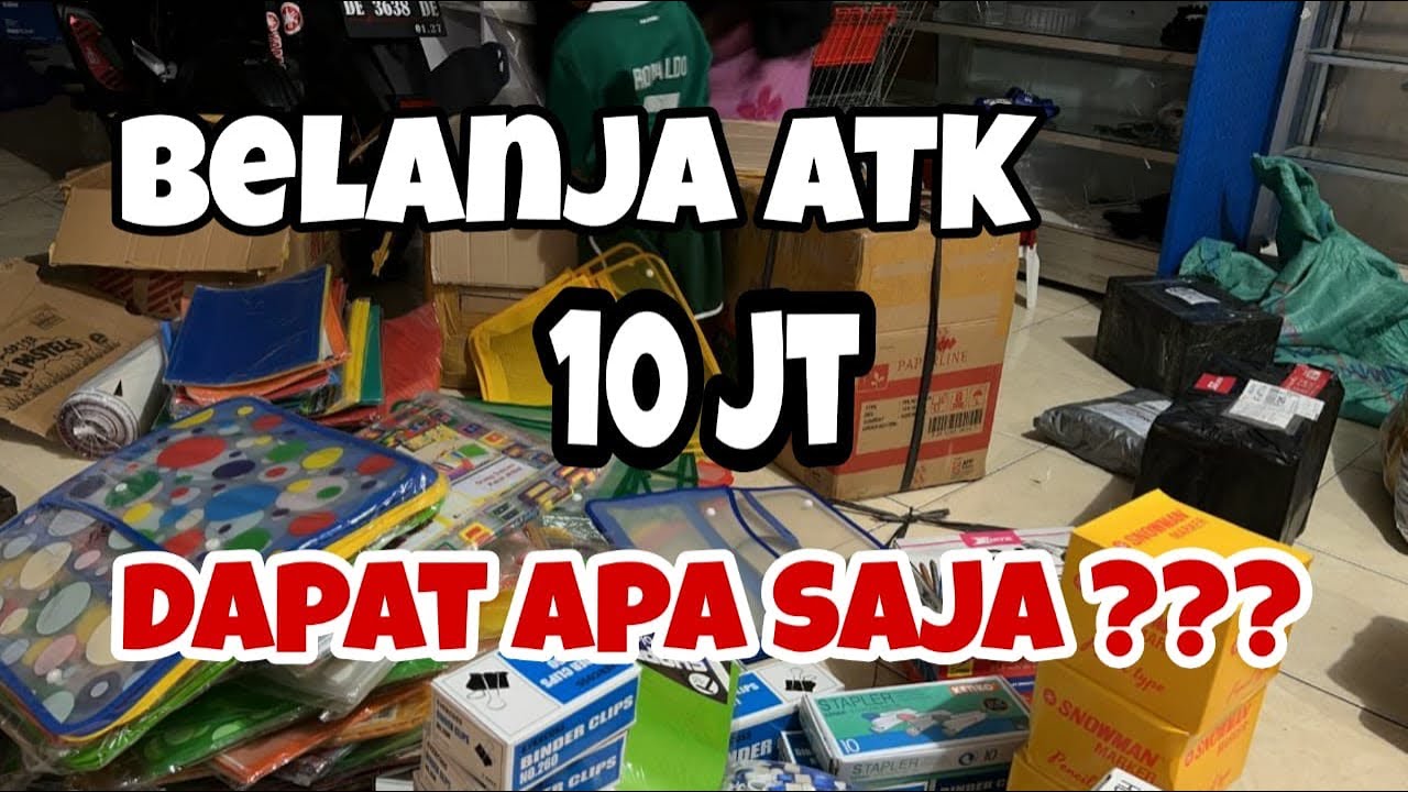 Unboxing belanja ATK - YouTube