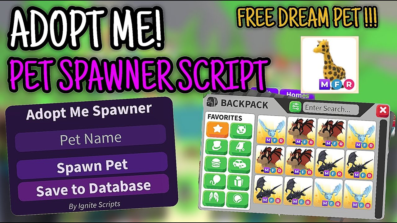 [NEW 💎] ADOPT ME SCRIPT | Pet Spawner, Trade Scam, Dupe Pets, Freeze ...