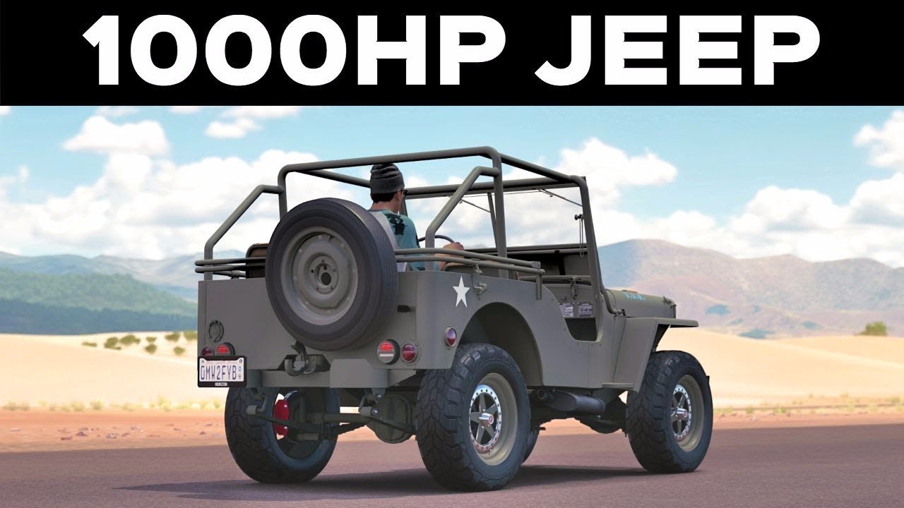 FH3 | Drag Build | 1945 Jeep Willy MB - Evolution Squad - YouTube