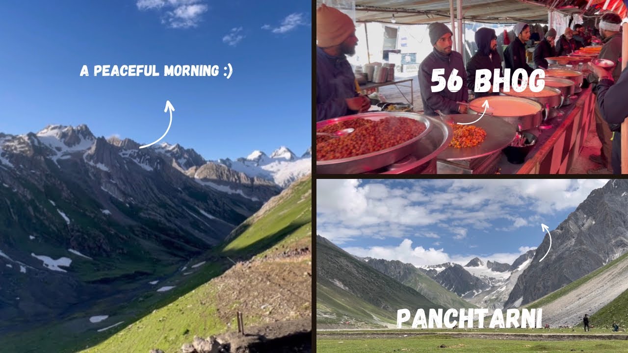 56 Bhog In Poshpatri🤤| Sheshnag To Panchtarni 😍 | Amarnath Yatra 2023 ...