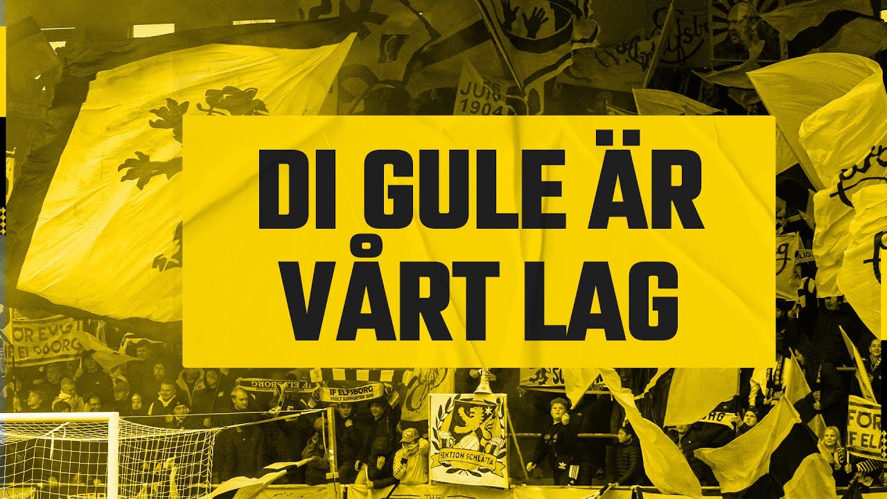 Di gule är vårt lag - YouTube