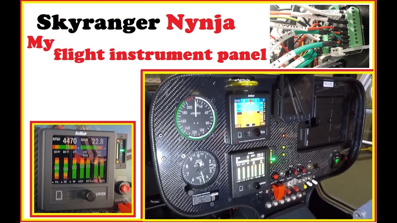 My flight instrument panel - YouTube