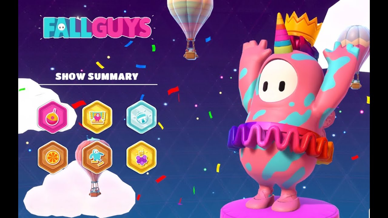 FALL GUYS! Final Round Compilation. MY WINS! and of course losses ...