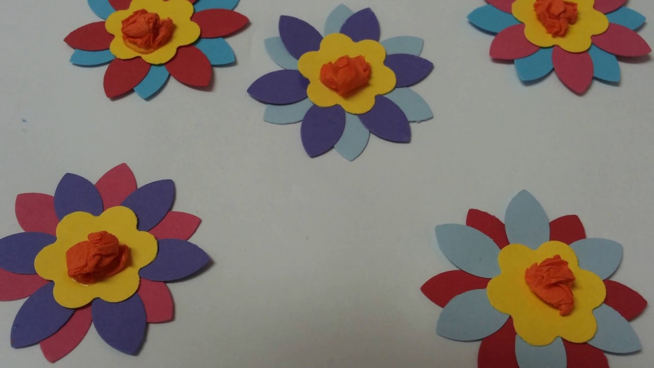 Ghiveci flori Spring flowers craft - YouTube