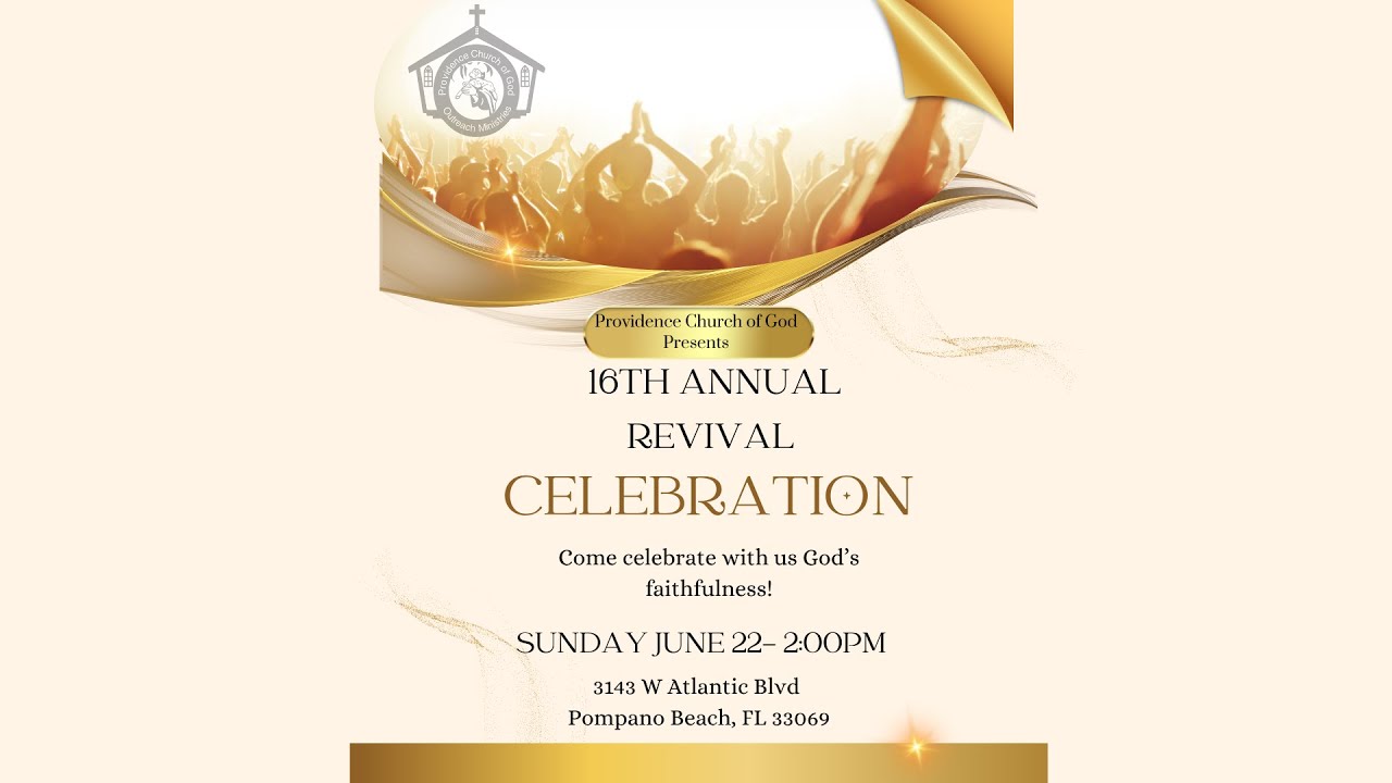Providence Church of God 16th Annual Revival Last Day - YouTube